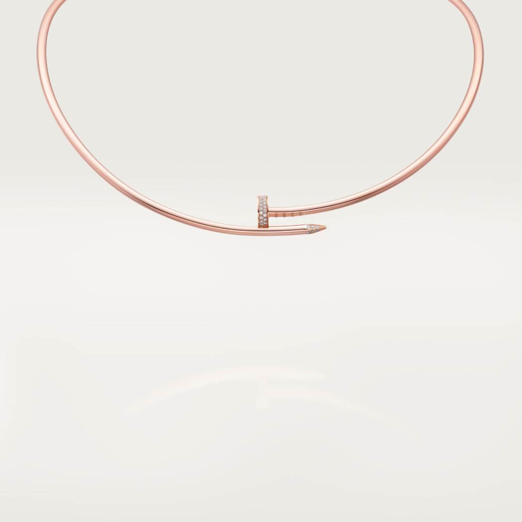 N7424419 - Juste un Clou项链 18K玫瑰金 - 玫瑰金，钻石 - 卡地亚